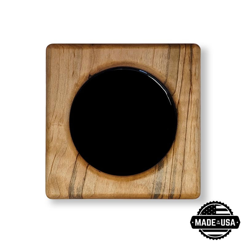 Handmade Hardwood Coasters with Epoxy Center - MorningWood Co ...